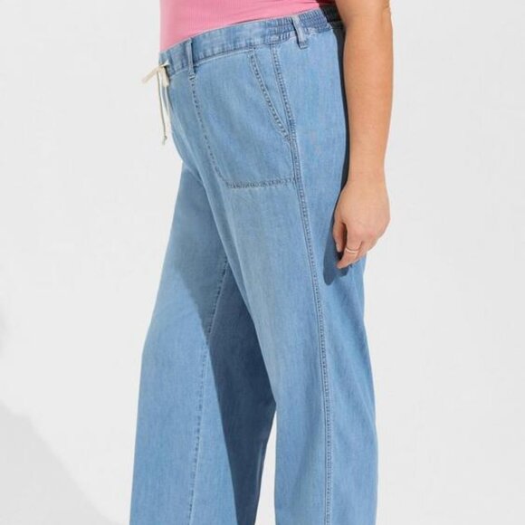 torrid | Jeans | Torrid Nwt Pullon Wide Leg Light Weight Jean | Poshmark